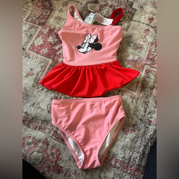 Disney | Swim | Girls Minnie Mouse Disney Store Bathing Suit Set | Poshmark